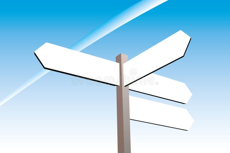 Direction Sign Post Stock Illustrations – 30,071 Direction Sign Post ...