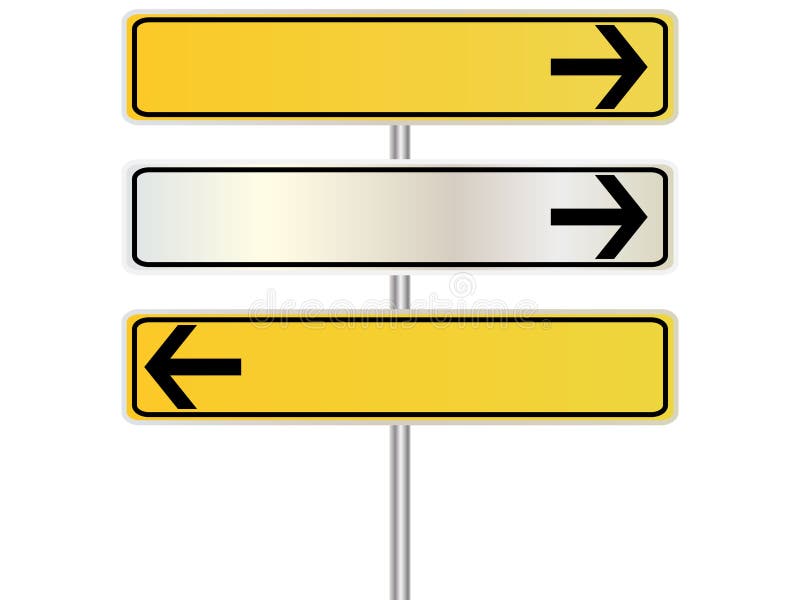 Giving Direction Vector Illustration. Educational English Grammar ...