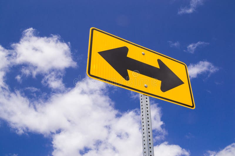 Direction sign. stock photo. Image of point, double, direction - 40814850