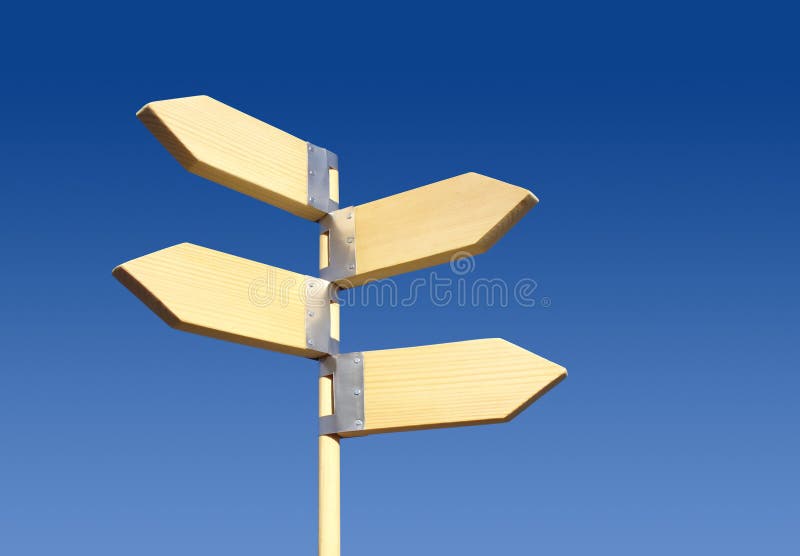 Guidepost stock image. Image of sign, guidepost, white - 17361353