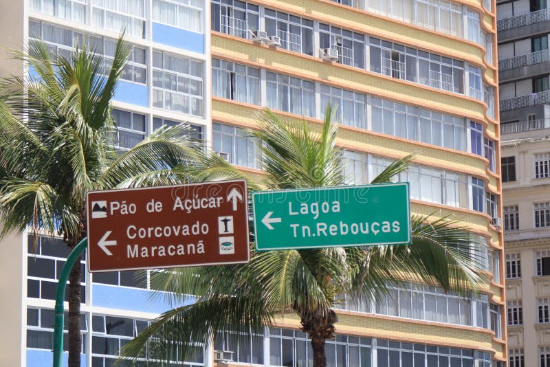 Direction sign in Rio stock image. Image of sugar, direction - 6671351