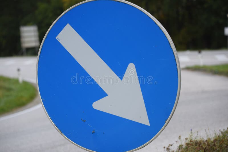 Direction Sign in Road Traffic Stock Image - Image of individual, road ... Direction Sign in Road Traffic Stock Image - Image of individual, road ...