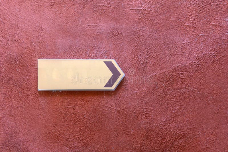Direction Signboard on the Old Stone Wall Stock Photo - Image of left ...