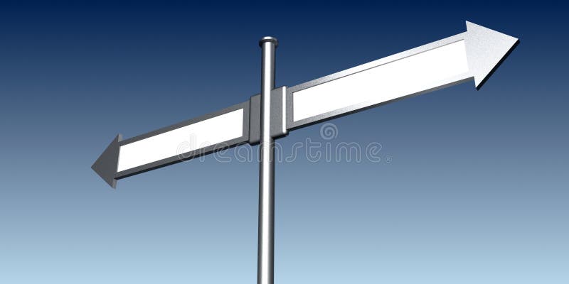 DIRECTION SIGNS stock illustration. Illustration of model - 1013499