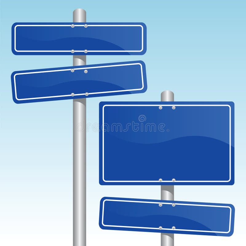 Direction Signs stock vector. Illustration of frame, billboard - 19383272