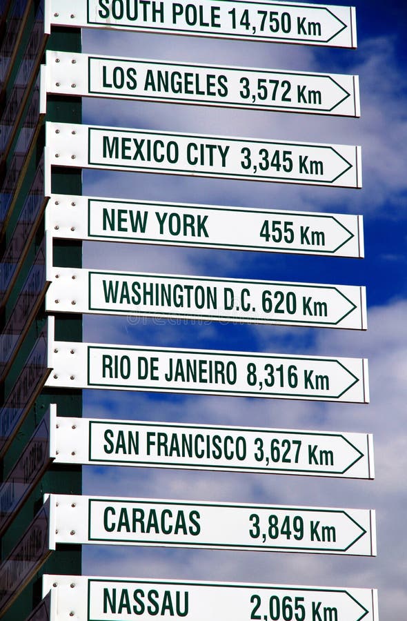 Direction Signs stock photo. Image of city, point, pole - 28233466