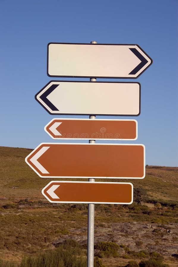 Direction signs stock image. Image of guidepost, information - 3776087