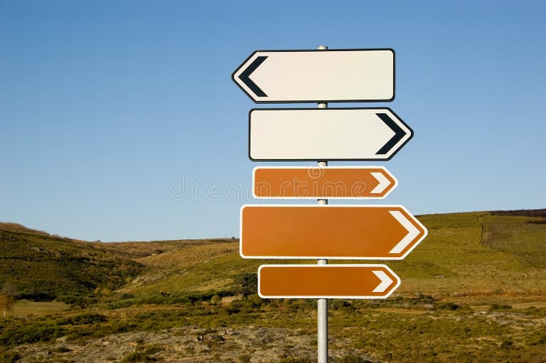 Direction signs stock photo. Image of notice, advisory - 3844556