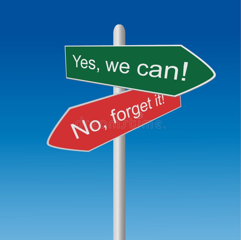 Contradictory Sign stock vector. Illustration of instruction - 23333584