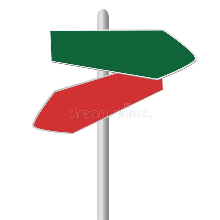 Direction Pole Signs Stock Illustrations – 3,159 Direction Pole Signs ...