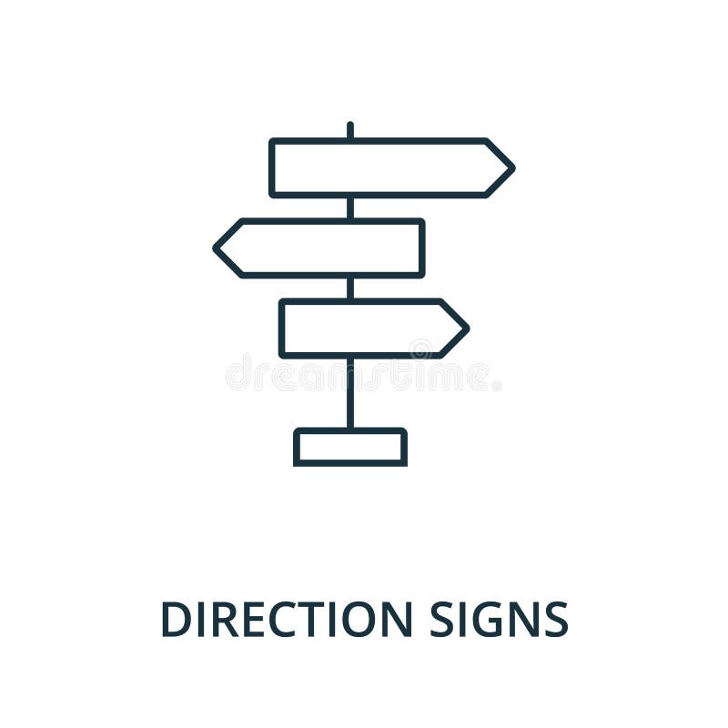 Directional Sign Templates Stock Illustrations – 143 Directional Sign ...