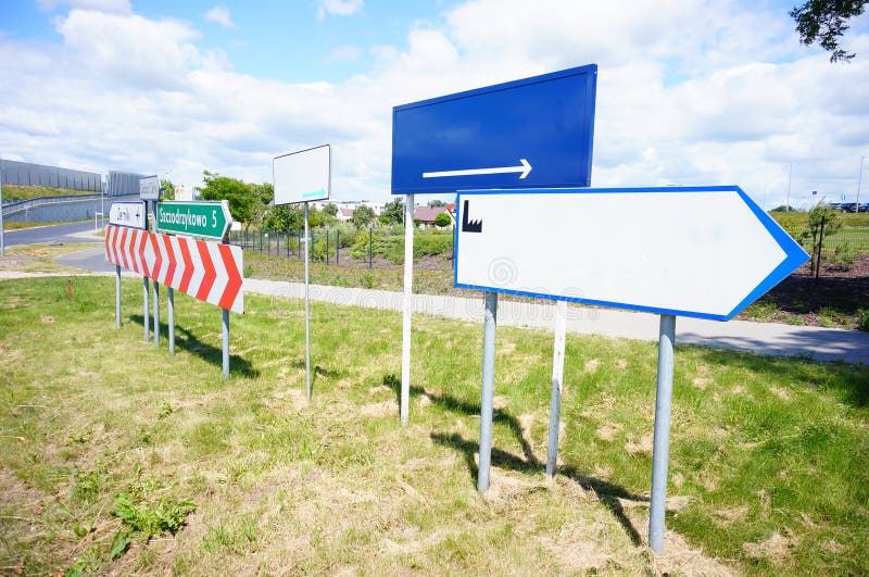 Direction signs stock image. Image of signs, places, outdoor - 41872709