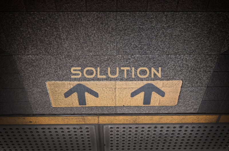 Direction to solution stock image. Image of answer, development - 39510987