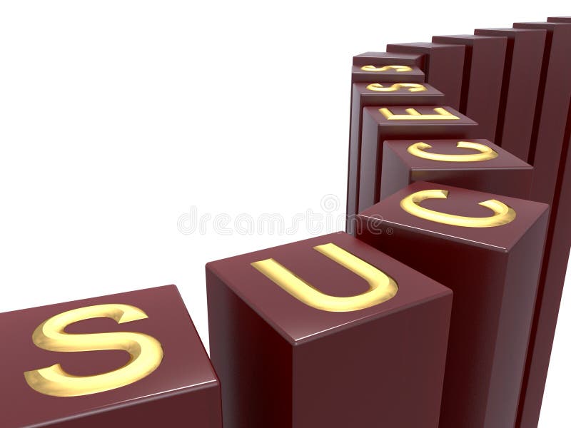 Direction to success stock illustration. Illustration of organized ...