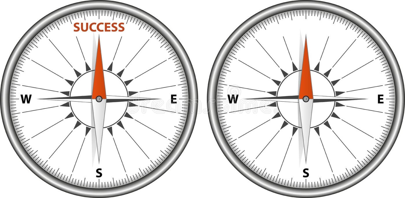 Compass To Success Stock Illustrations – 1,407 Compass To Success Stock ...