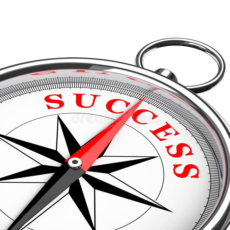 Future Direction Conceptual Compass Stock Illustration - Illustration ...