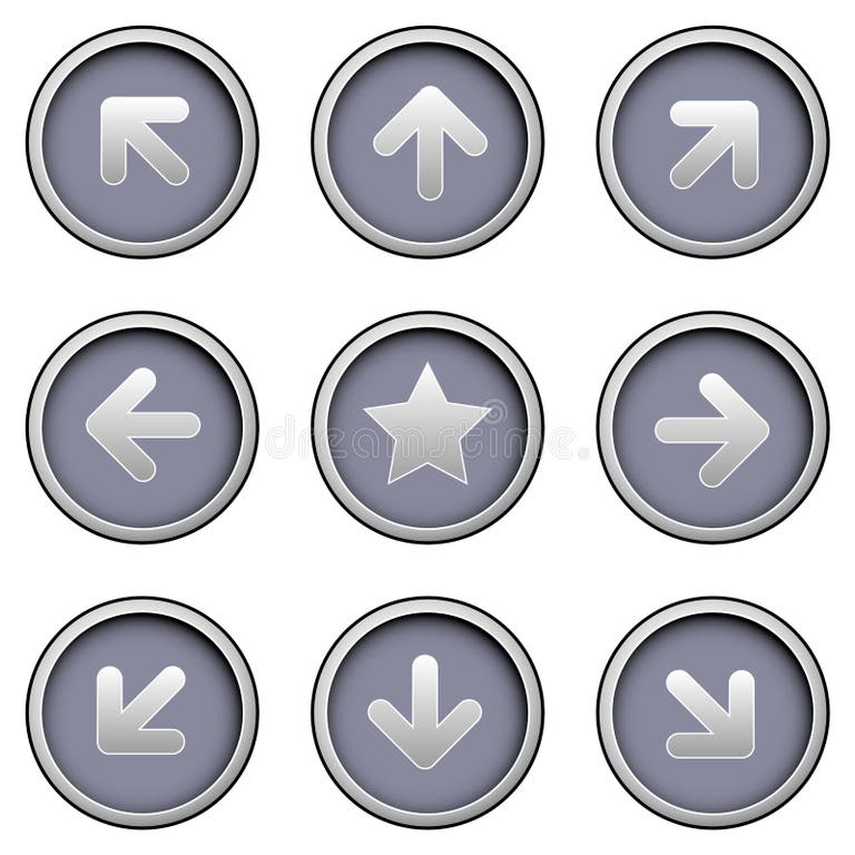 Directional East North South West Stock Illustrations – 953 Directional ...