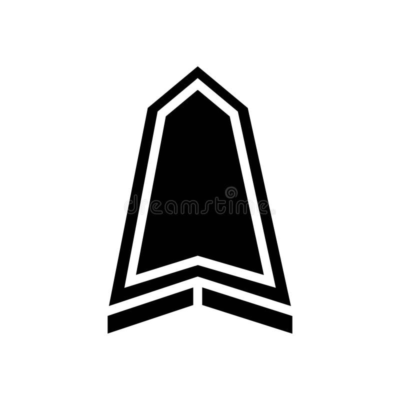 Directional Arrow Information Glyph Icon Vector Illustration Stock ...