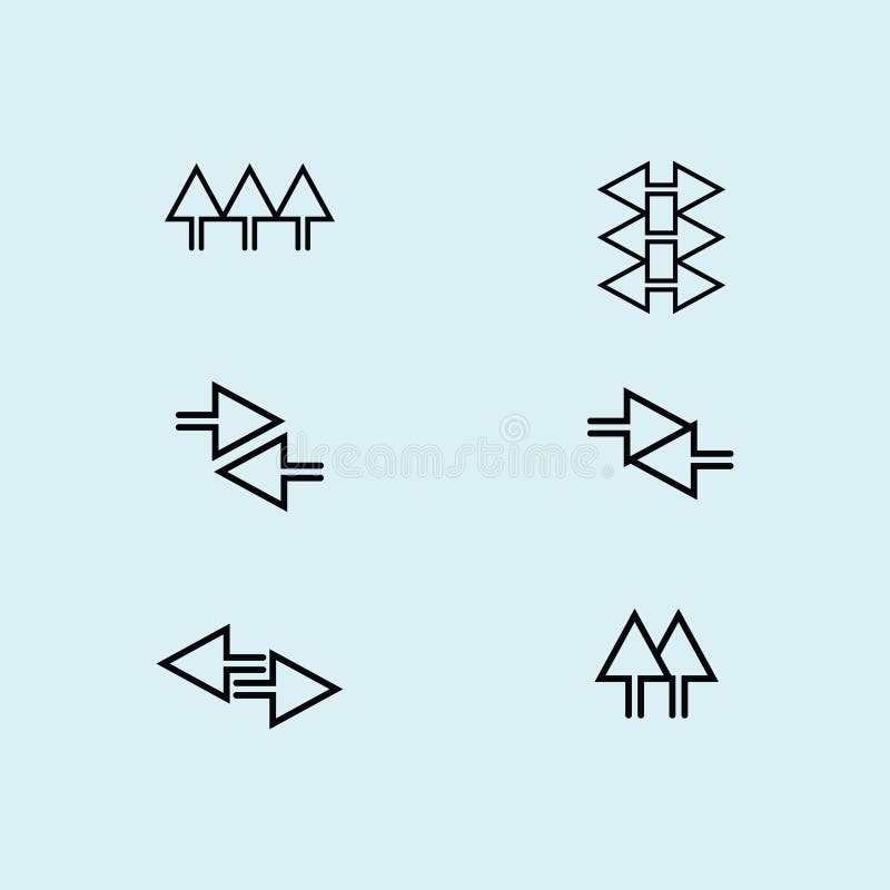 Directional Arrow Logo for Corporate Identity Stock Vector ...