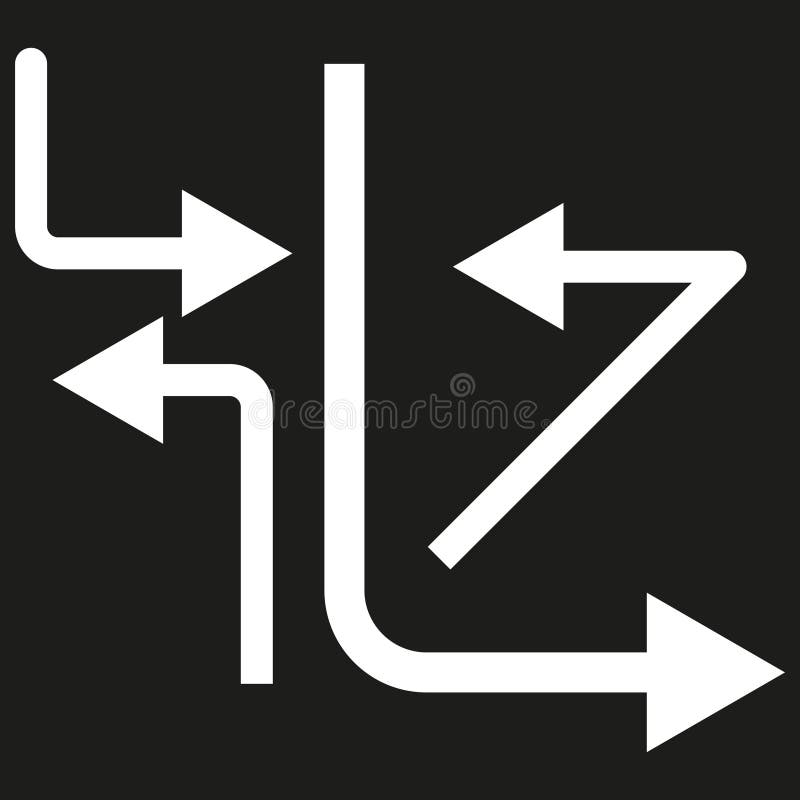 Arrows Path Icon Stock Illustrations – 4,480 Arrows Path Icon Stock ...