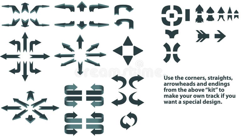 Combine Arrows Stock Illustrations – 358 Combine Arrows Stock ...