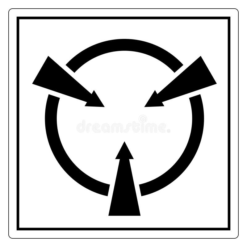 Directional Arrows and Circular Symbol in Black and White Indicating a ...