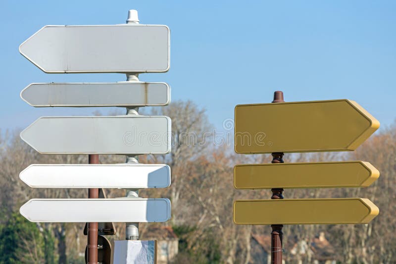 Directional Arrows Copy Space Stock Image - Image of direction, space ...