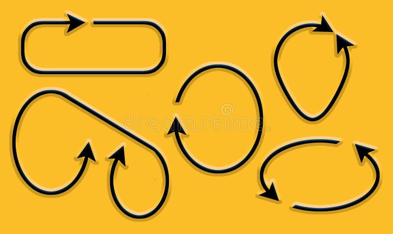 Directional Arrows are Shown Here To Be Used As Graphic Stock ...