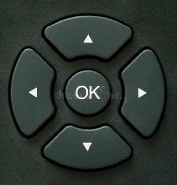 Directional buttons stock photo. Image of black, control - 17153436