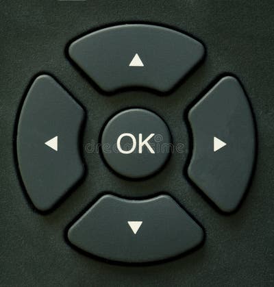 Directional buttons stock photo. Image of black, control - 17153436