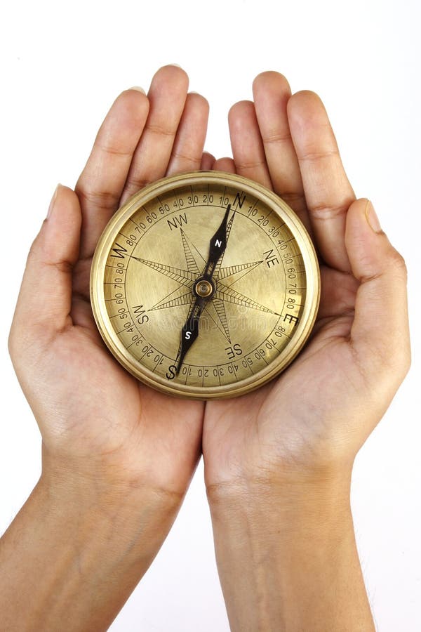 Directional compass stock image. Image of antique, magnet - 20870405