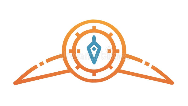 Directional Compass, Symbolizing Navigation and Guidance, Vector Design Generative AI Stock ...
