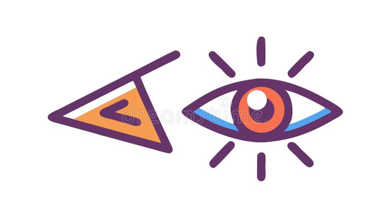 Directional Eye Focus Vision Guidance Optical Pathway Perception ...