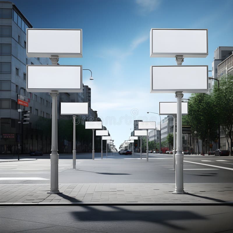 Directional Signposts for East and West with Blue Sky and Clouds ...