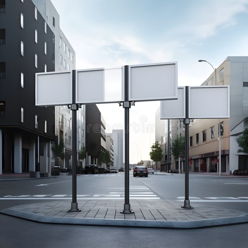 Directional Signposts for East and West with Blue Sky and Clouds ...