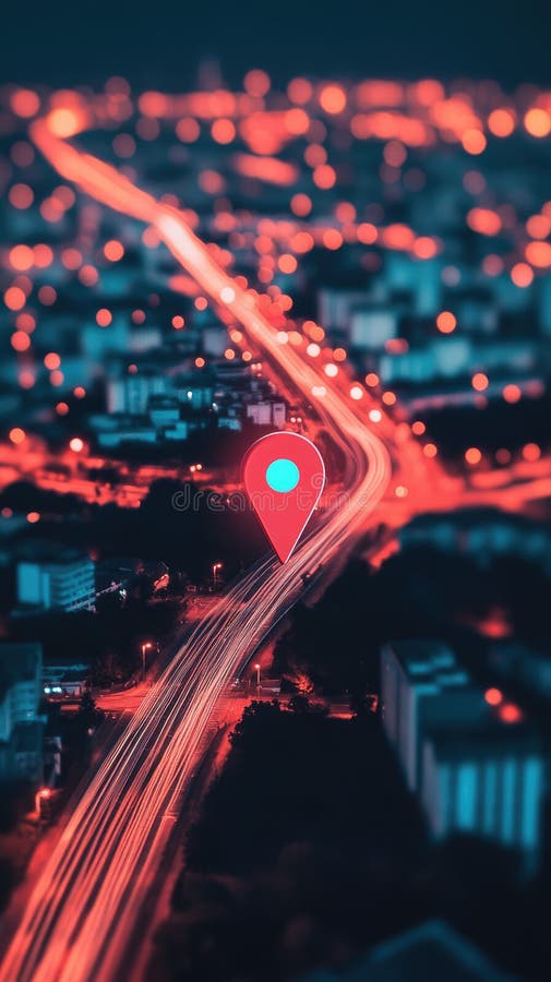 Directional Guide Gps Navigation Pointer Symbol On Display Precise