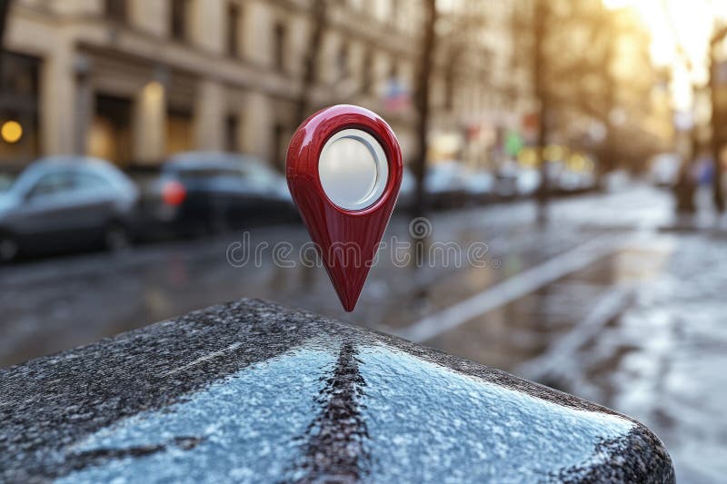 Directional Guide Gps Navigation Pointer Symbol On Display Precise Location Tracking