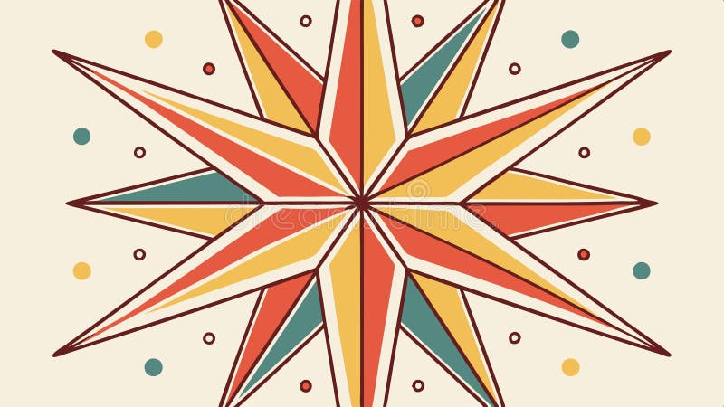 Star Compass Direction, Depicting Navigation Symbol and Directional ...