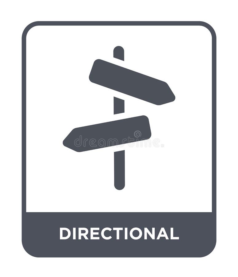 Directional Icon in Trendy Design Style. Directional Icon Isolated on ...