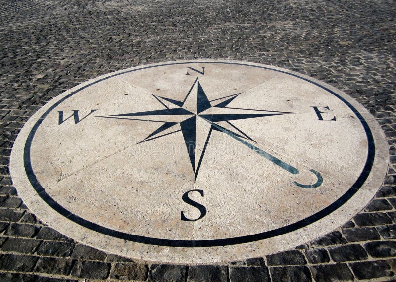 Directional map in stone stock photo. Image of intelligence - 24621844