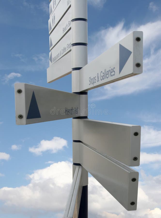 Directional marker stock image. Image of people, north - 2216539