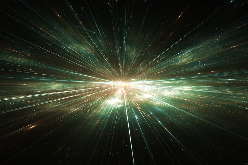 Directional Movement of Electrically Charged Particles Stock ...