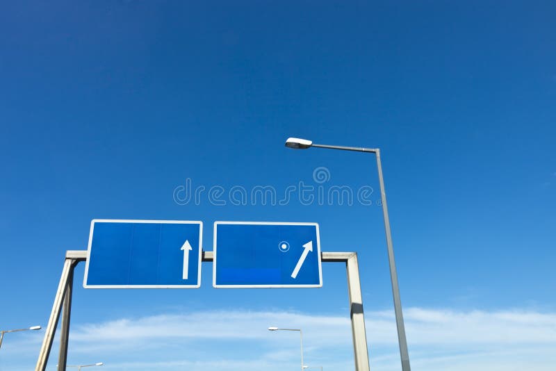 Directional road-sign stock image. Image of medium, symbol - 14355561