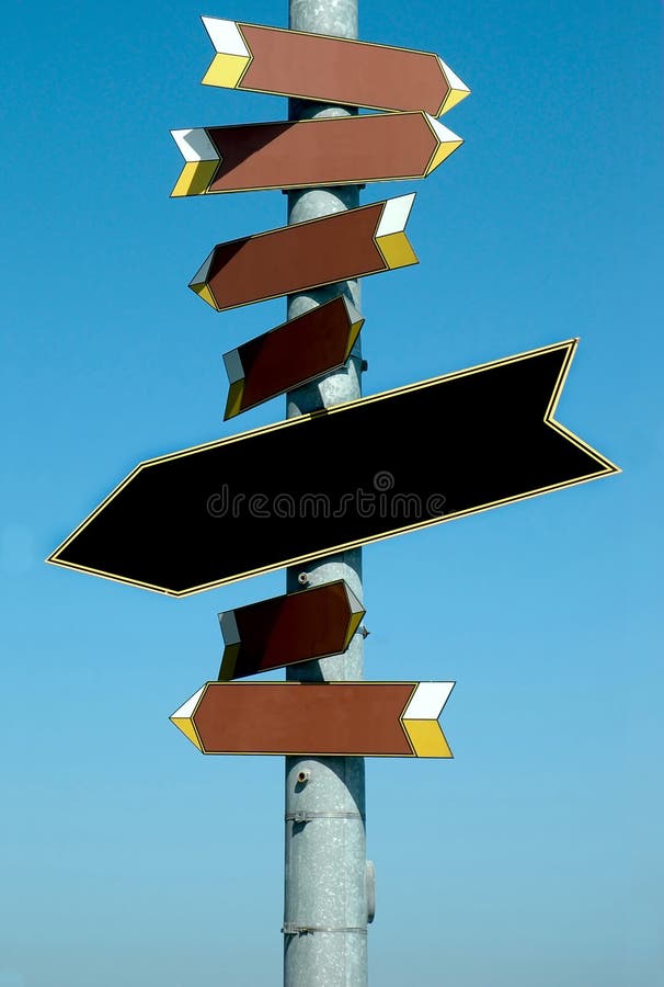 Word direction signs stock photo. Image of directions - 3590170
