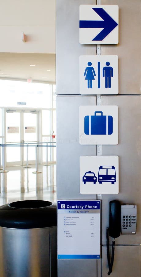 Sign - Terminal, Check in stock photo. Image of counter - 3340448