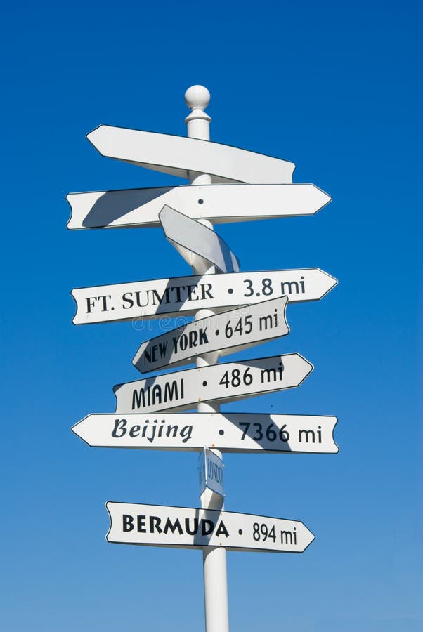 Directional Sign stock photo. Image of crossroad, signboard - 8104200