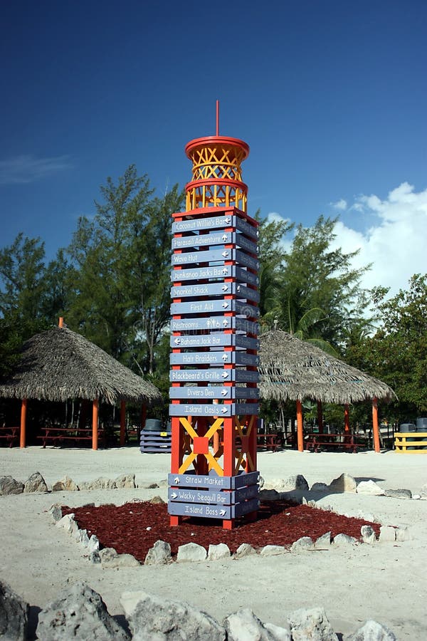Coco cay sign editorial photography. Image of travel - 38810557