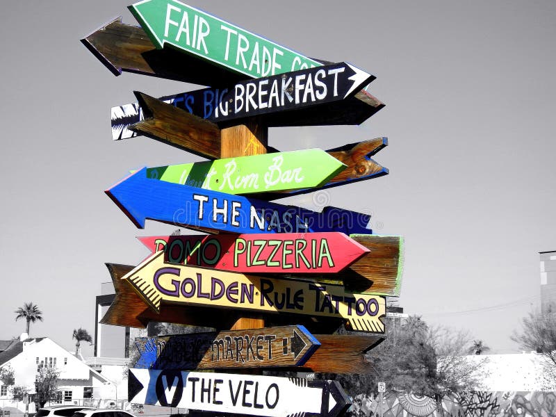 Directional Signage stock image. Image of area, locations - 247734487