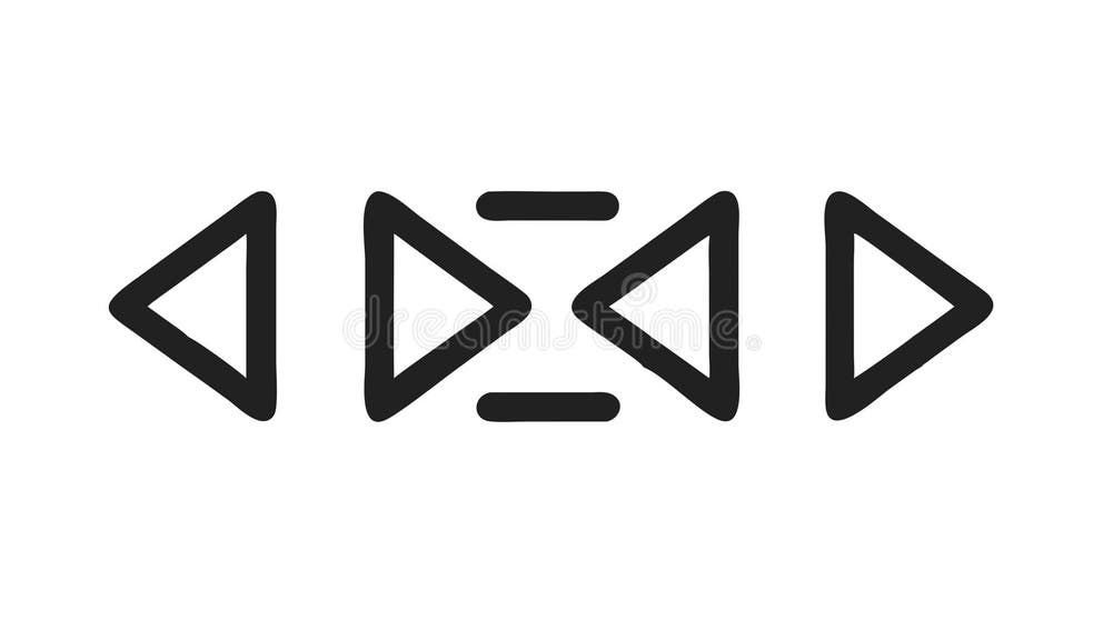 Directional Triangles Stock Illustrations – 729 Directional Triangles ...