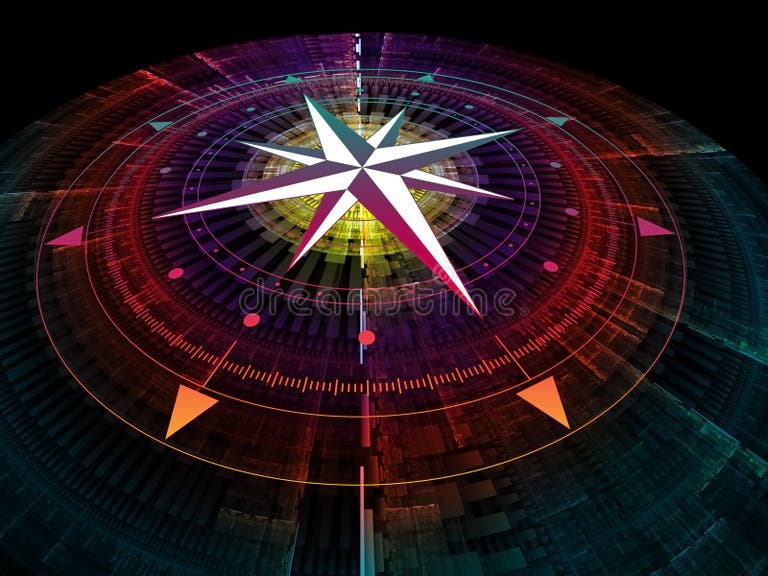 Directions of Technology stock illustration. Illustration of cyberspace ...